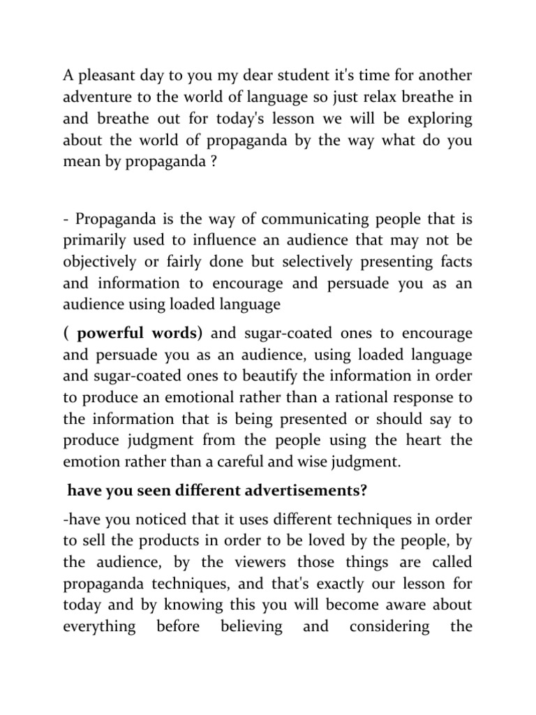 PROPAGANDA-DEVICES-EXPLAIN | PDF