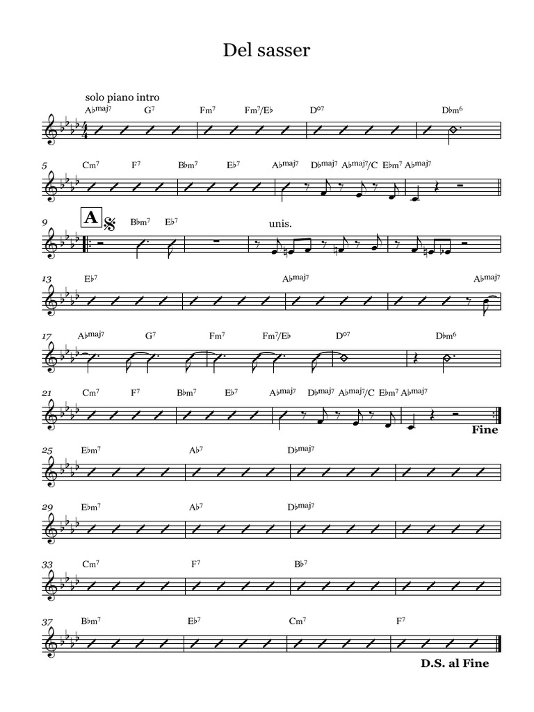 Del Sasser - Full Score | PDF