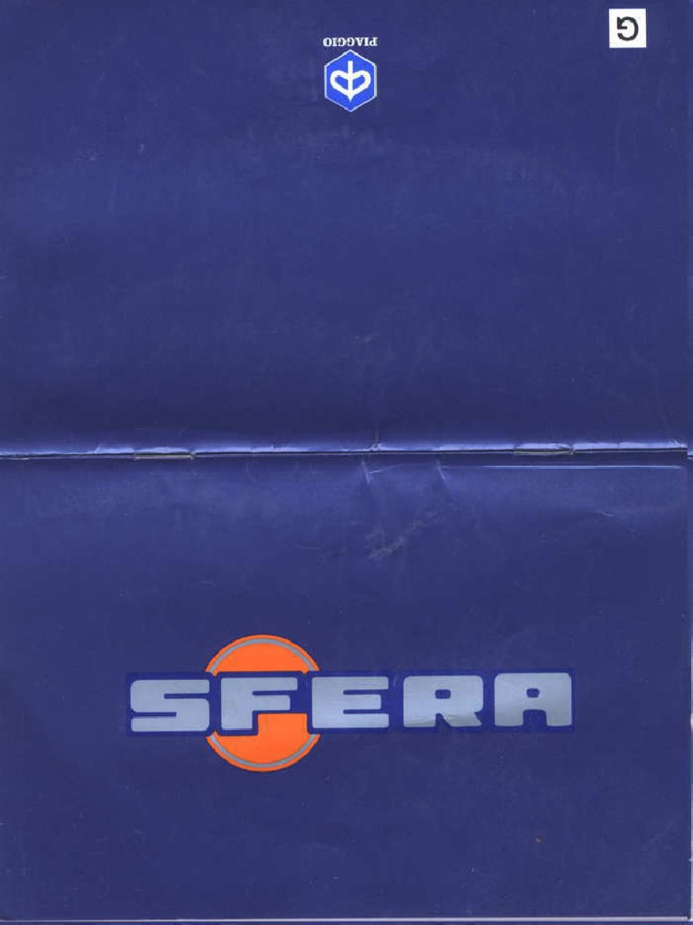 Piaggio_Sfera_Handbuch_50_RST | PDF
