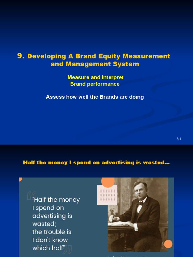 9, 10 Brand Value Chain and Brand Equity Measurement System, Measuring ...