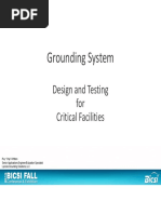 EE-17 Grounding System Riser Diagram and Grounding System Layout | PDF