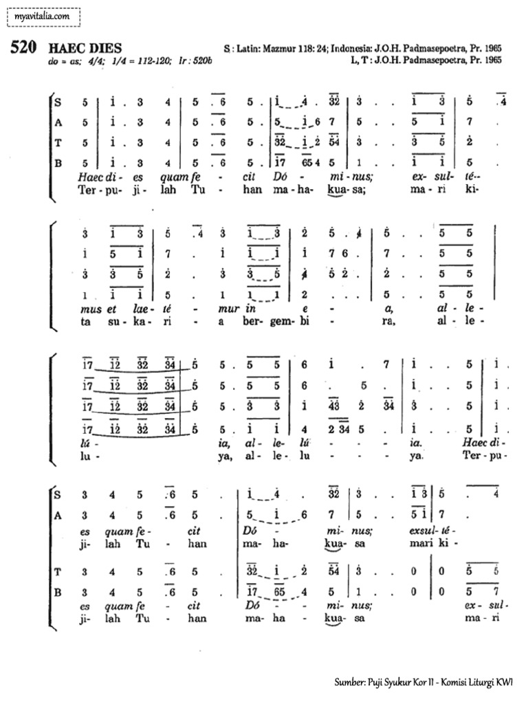 PS 520 - Haec Dies | PDF