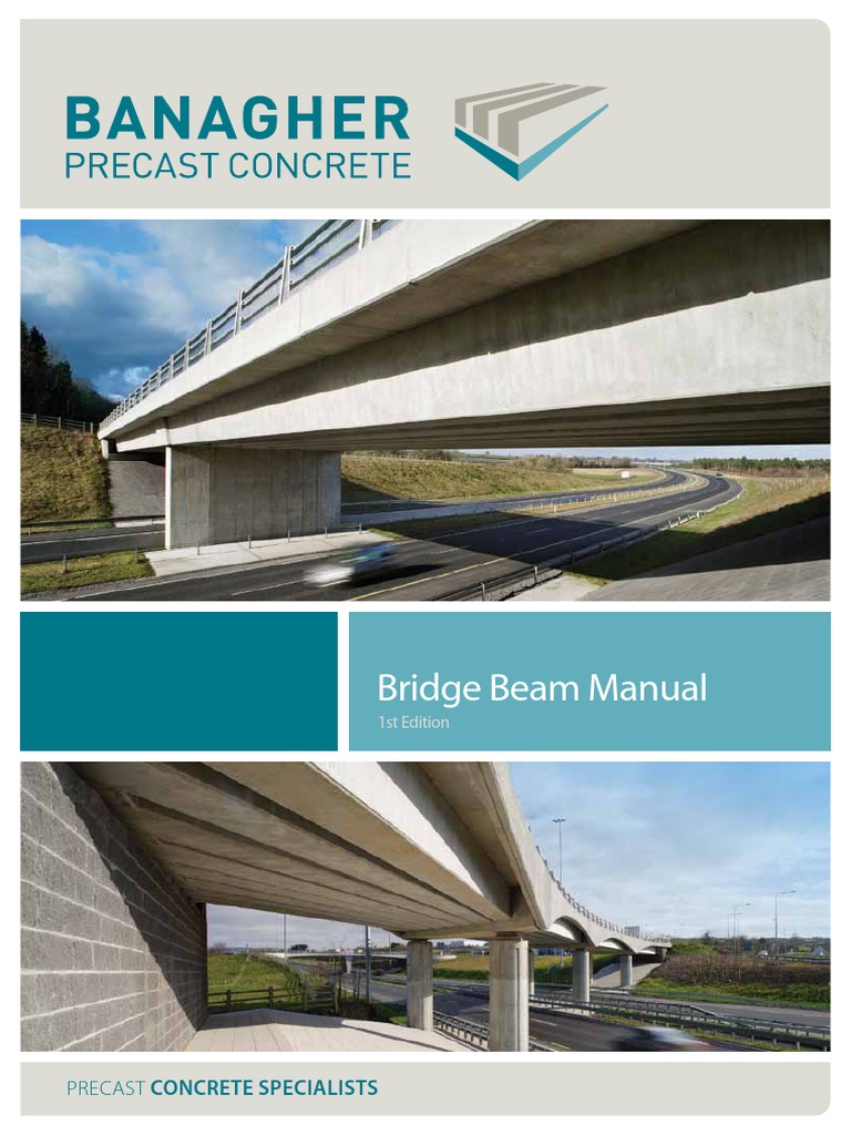 Banagher Precast Concrete Bridge Beam Manual | PDF | Bridge | Concrete