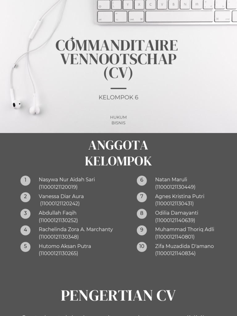 Kelompok 4 CV | PDF | Pengelolaan Keuangan & Uang