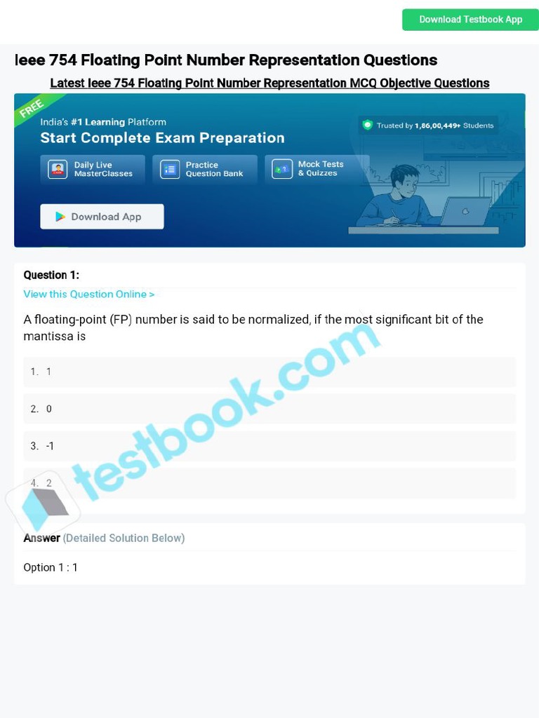 Floating Point Numbers | PDF