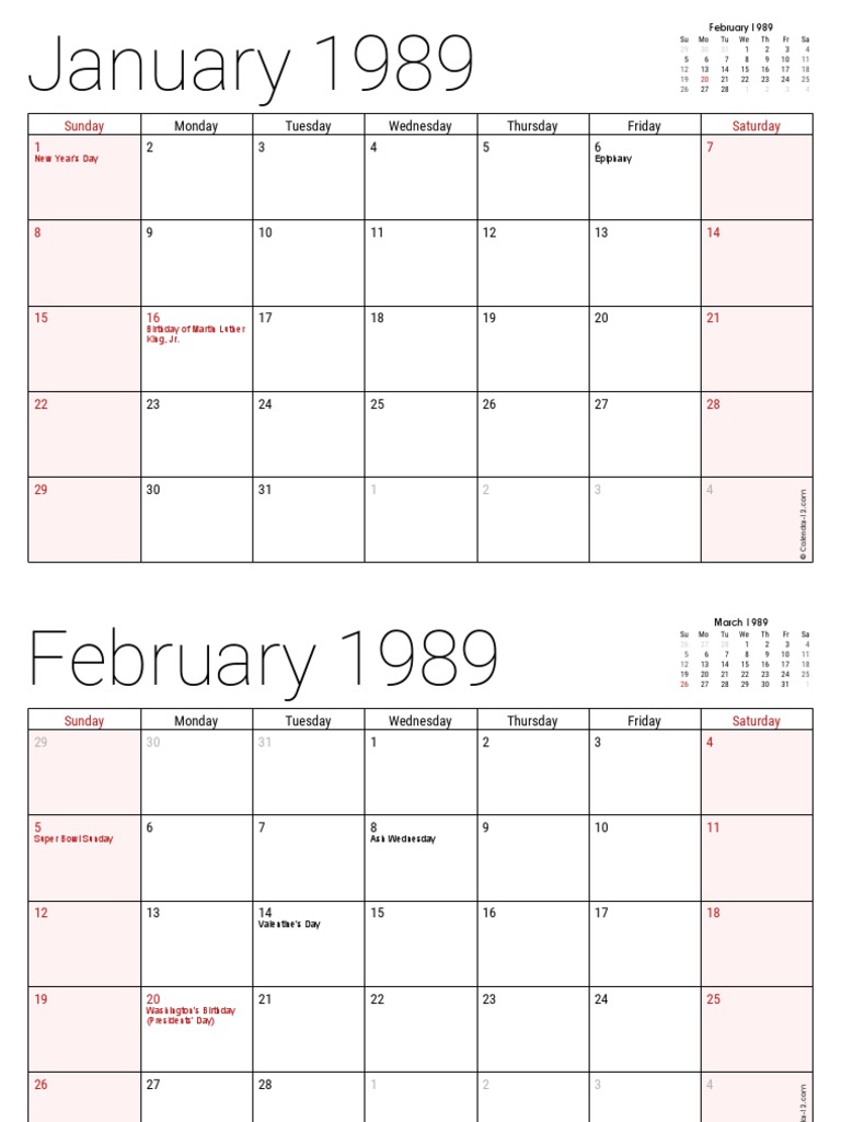 January - December 1989-2 | PDF | Observances | Christian Festivals And ...