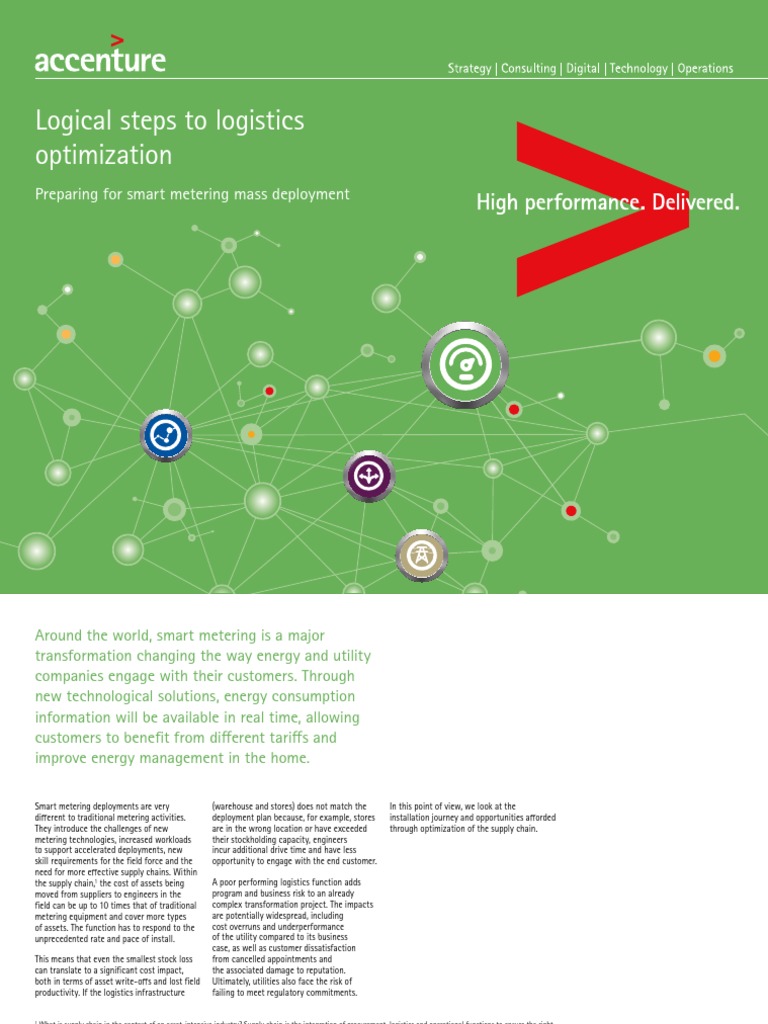Accenture Utilities Logical Steps Logistics Optimization Jun27 | PDF ...