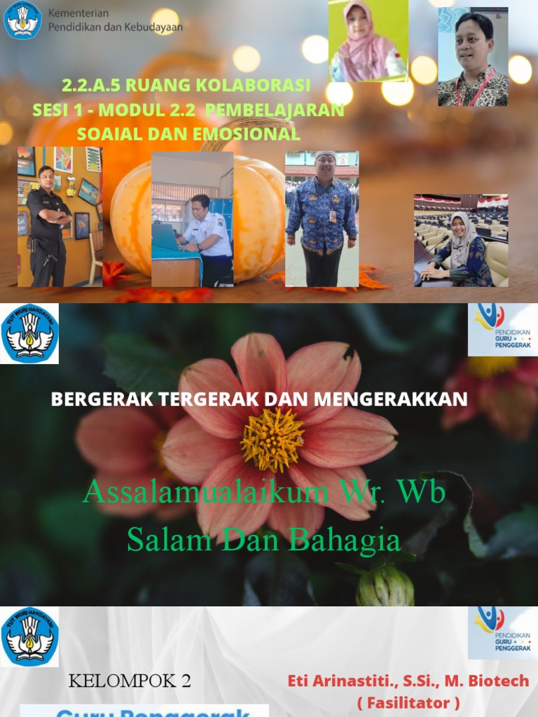 Tugas Kelompok 2 Ruang Kolaborasi - Modul 2.2 Pembelajaran Soaial Dan Emosional | PDF