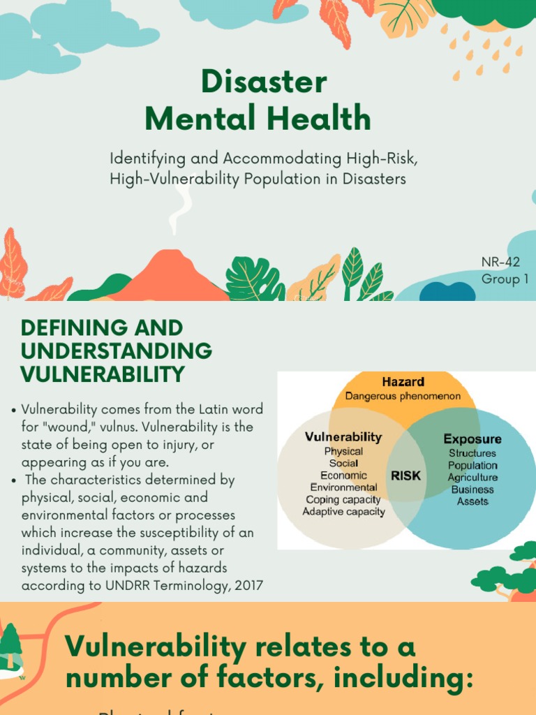 Disaster Mental Health PDF | PDF | Emergency Management | Vulnerability