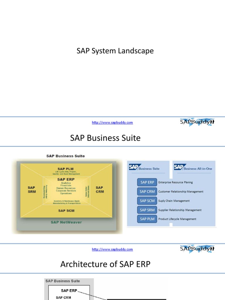 1.SAP+System+Landscape | PDF