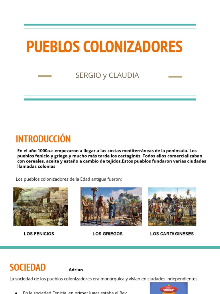 Pueblos Colonizadores | PDF | Fenicia | Cartago