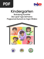 Matatag Kindergarten Lesson Plan For Teaching Demonstration 1 | PDF