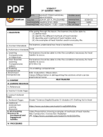 Semi-Detailed Lesson Plan Heat | PDF | Heat Transfer | Heat
