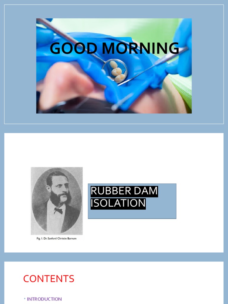 Rubber Dam Use in Endodontics | PDF | Dentistry | Health Sciences