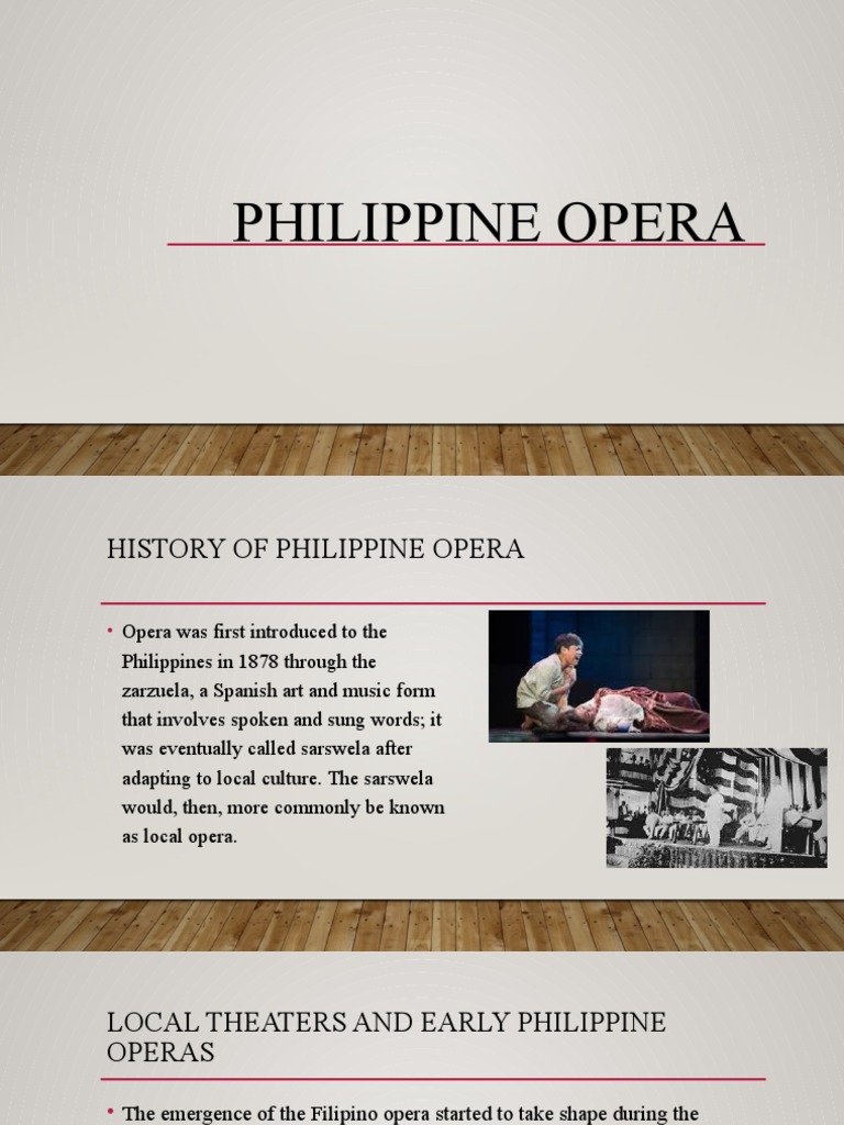 Philippine Opera | PDF | Philippines | The Arts