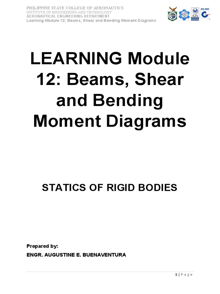 Mech 314 Finals Module 3 Pdf Bending Beam Structure