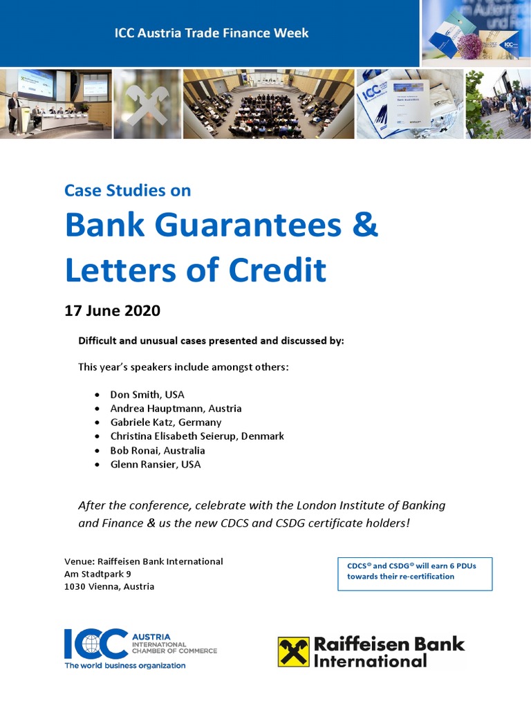 ICC Austria Case Studies On Bank Guarantees and Letters of Credit | PDF ...
