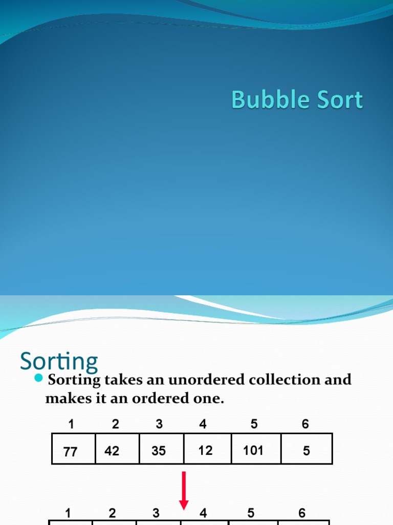 Bubble Sort Pdf Computer Programming Algorithms And Data Structures 1559
