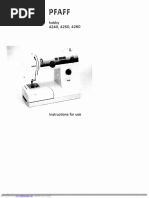Lervia kh4000 Machine Manual | PDF | Sewing Machine | Sewing