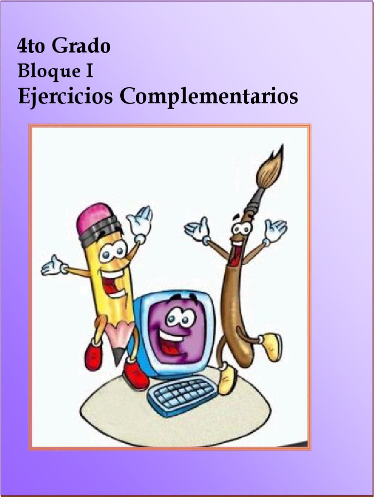 4to Grado - Bloque 1 - Ejercicios Complementarios PDF | PDF | Sistema reproductivo ...