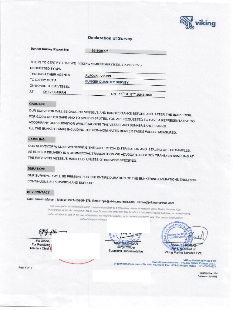 Sample BQS Report | PDF