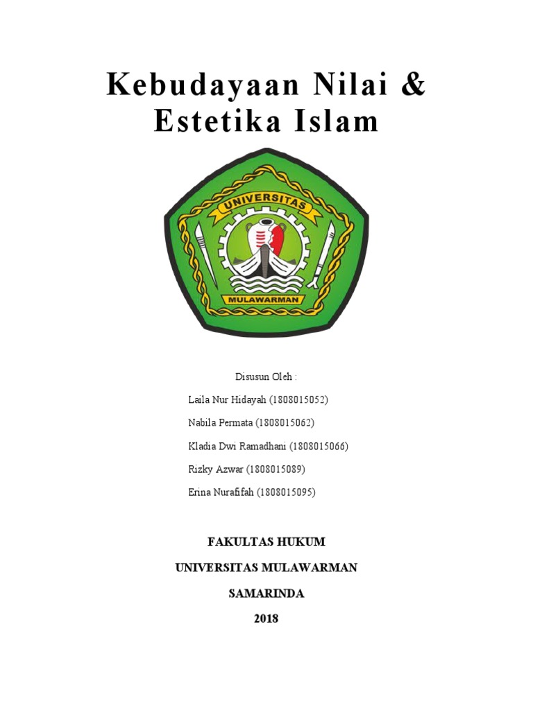 KEL. 6 Kebudayaan Nilai & Estetika Islam | PDF
