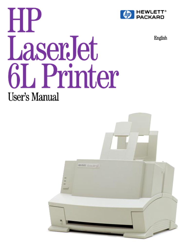 HP LaserJet 6L User's Manual | PDF