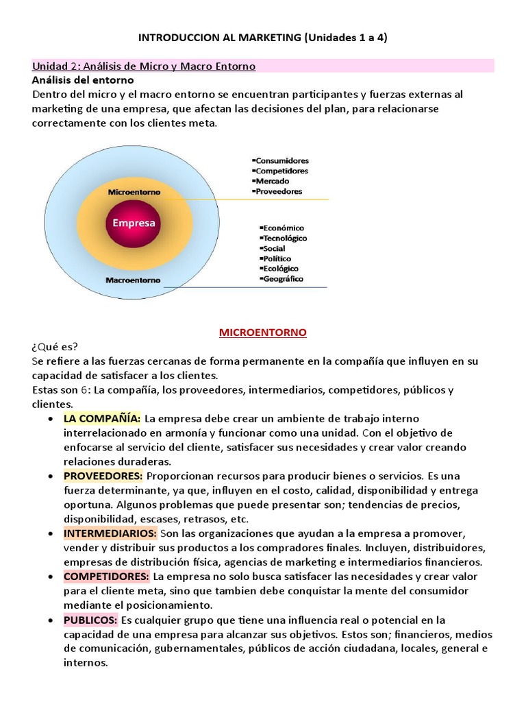 Micro y Macro Entorno | PDF