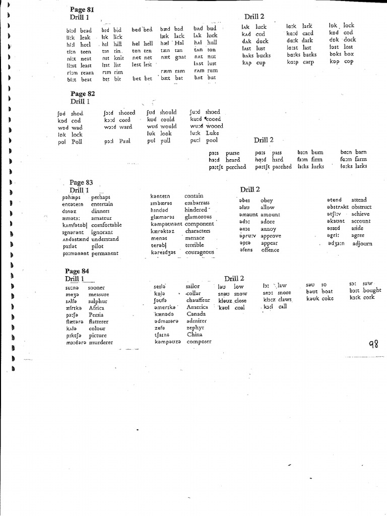 Minimal Pairs - Book | PDF