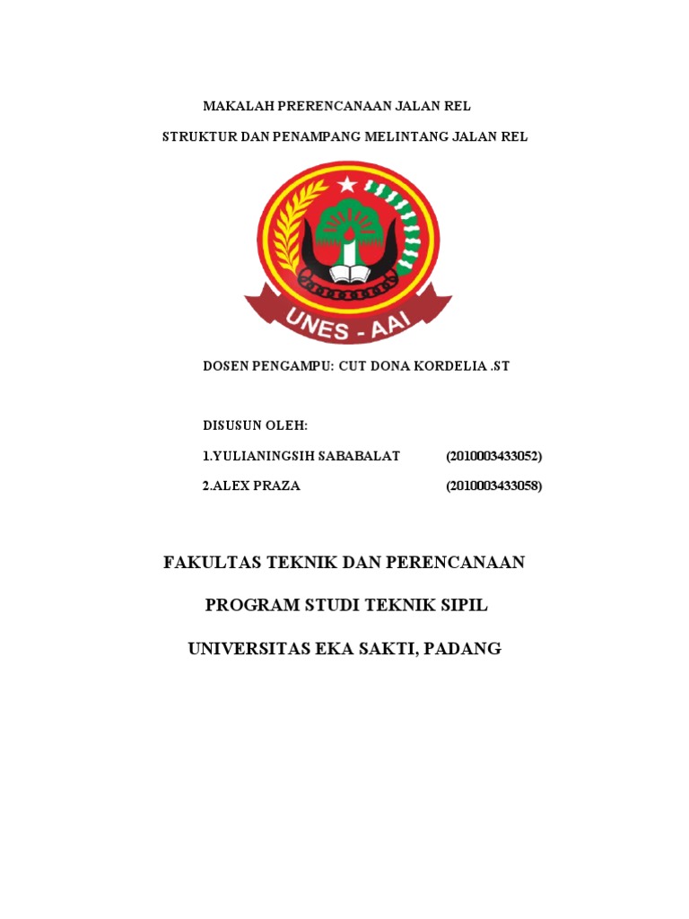 Struktur dan Penampang Jalan Rel | PDF | Sains & Matematika | Komputer