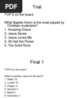 Printable Bible Jeopardy Game Questions | PDF