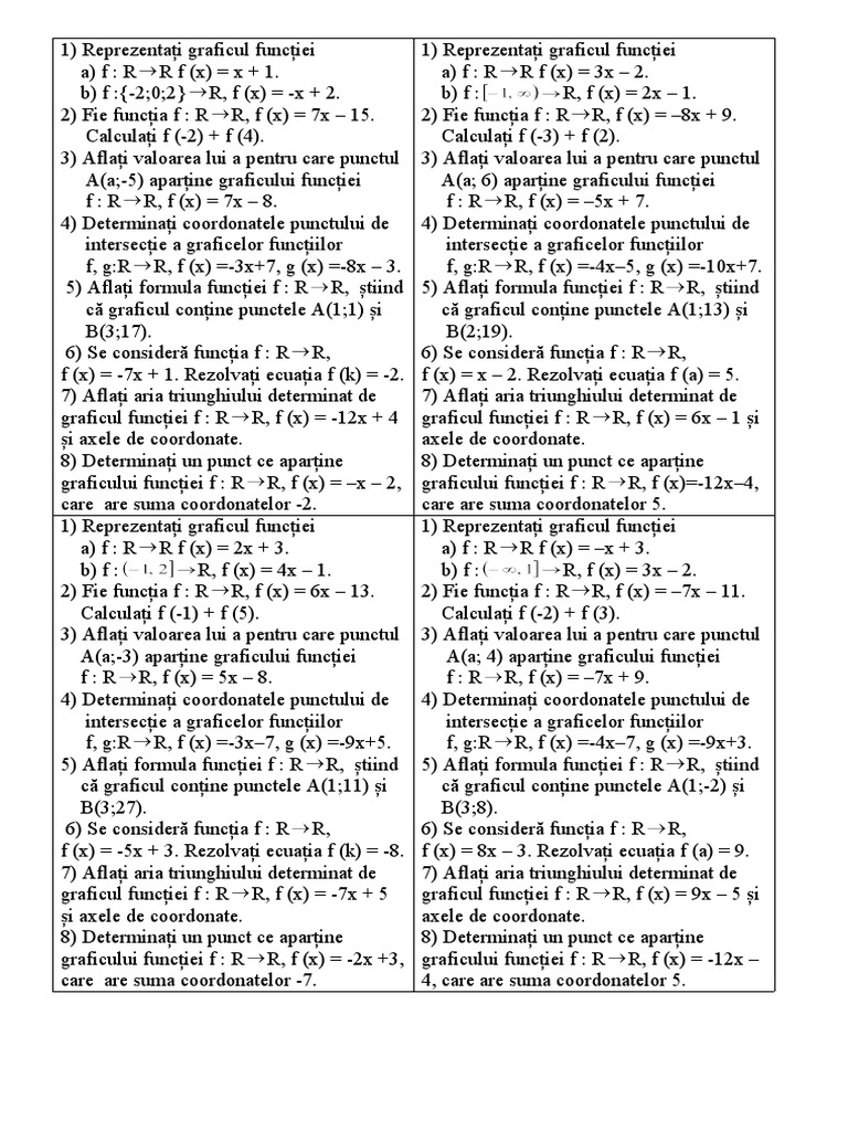 Functi Teste 1 | PDF