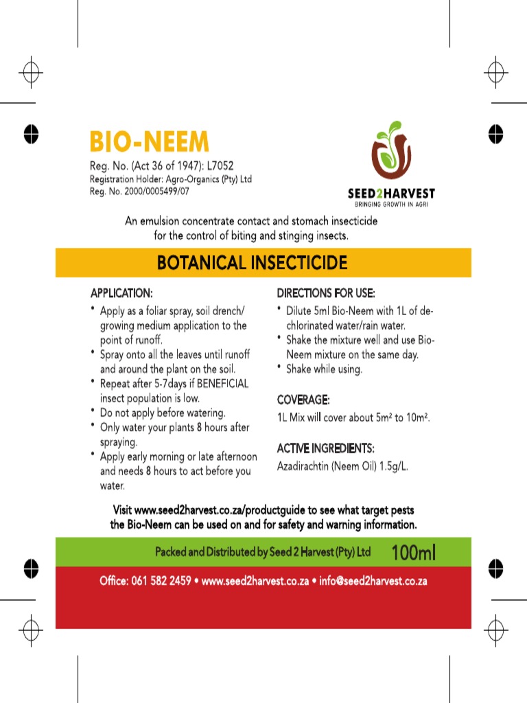 Bio Neem PDF | PDF