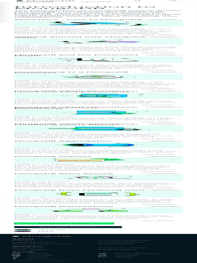 Introduction To Mongodb Course Mongodb University Pdf Mongo Db Databases