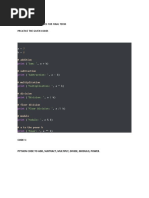 Python Programming Assignment Help: Problem Set 1 | PDF | Percentage ...