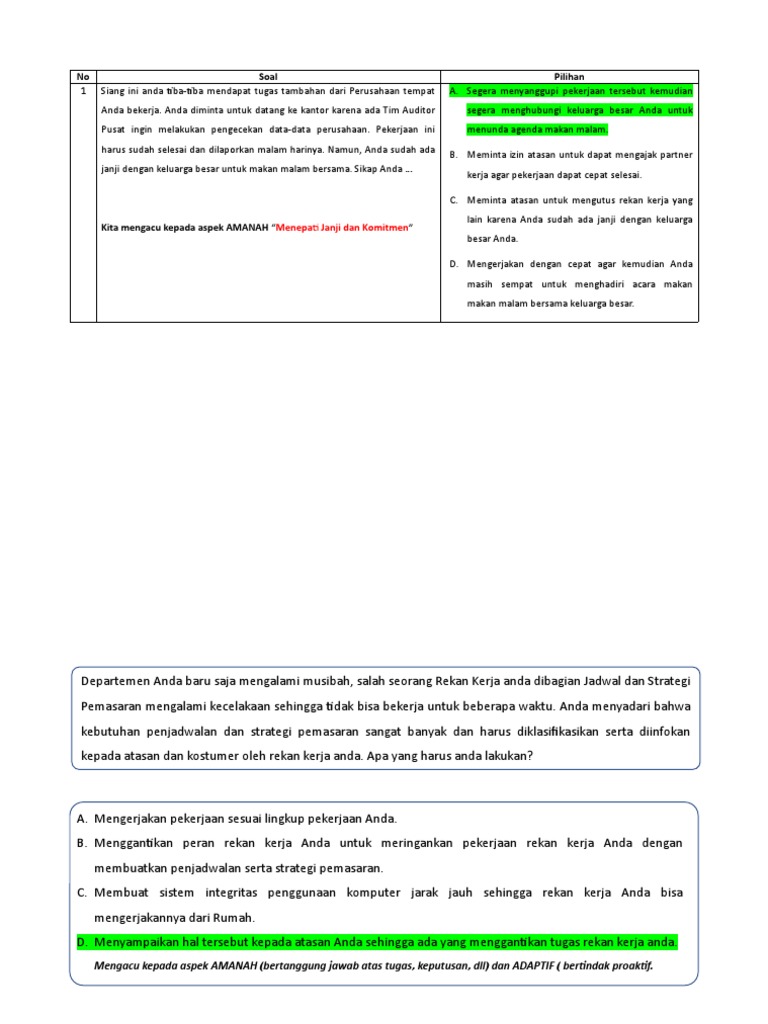 Draft Contoh Soal | PDF