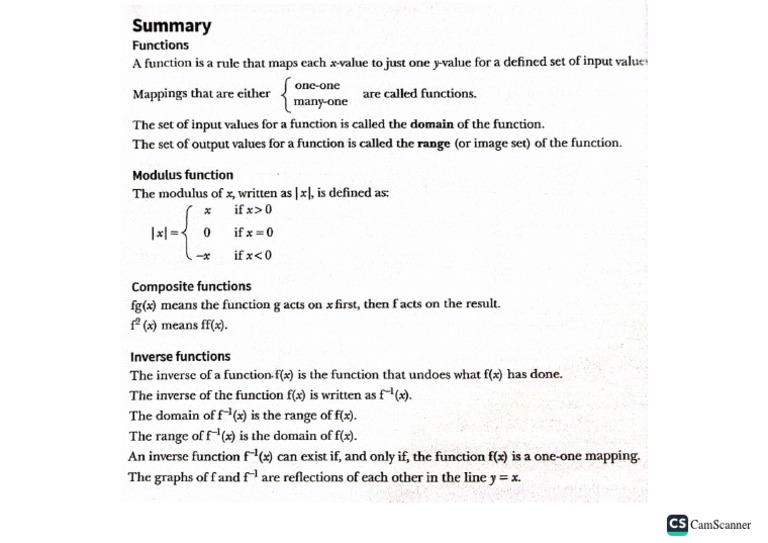 IGCSE/O-LEVEL Additional Mathematics Notes 2023 | PDF