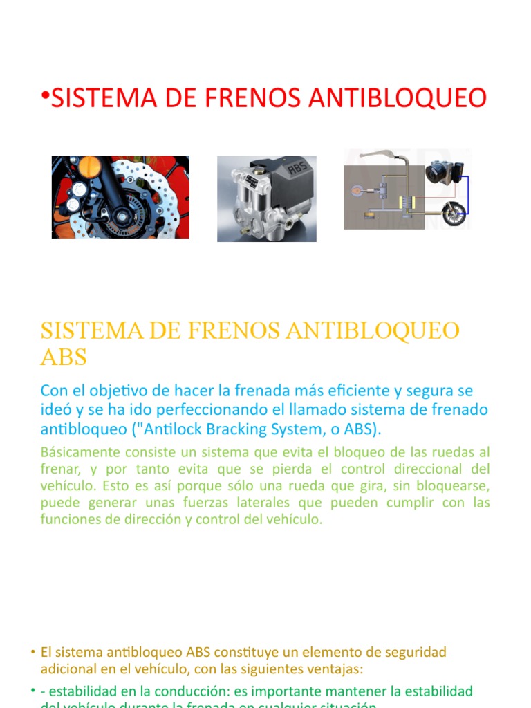 Hidrogrupo y ABS | PDF | Sistema de freno antibloqueo | Transporte