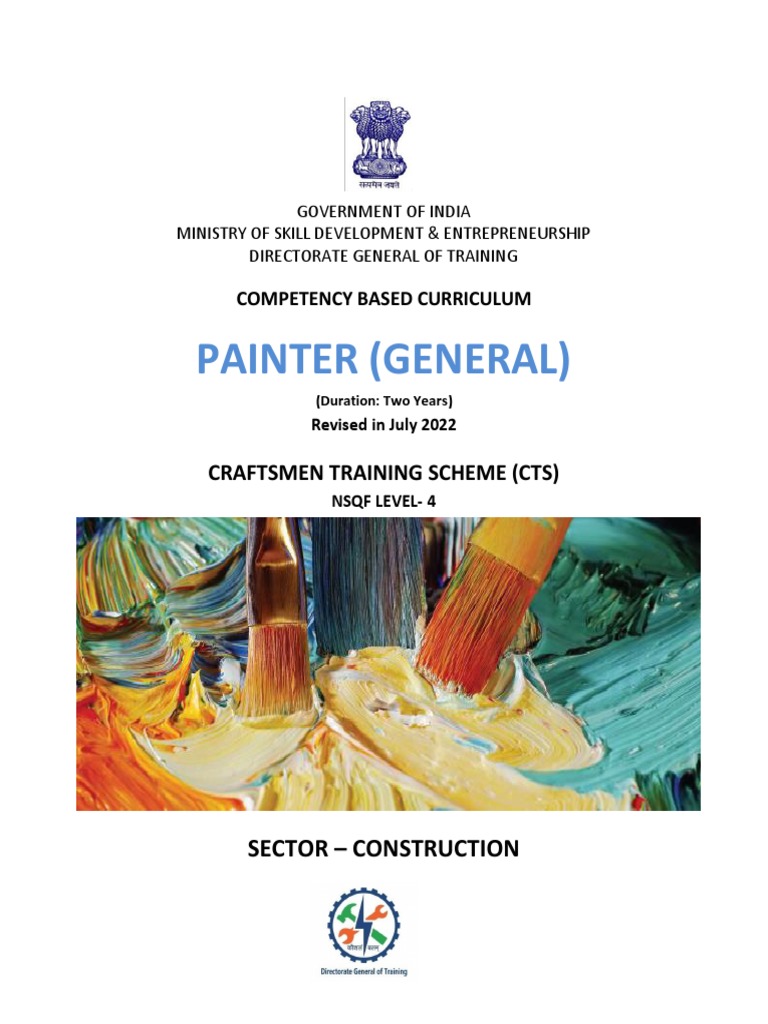 Painter (General) - CTS2.0 - NSQF-4 | PDF | Paint | Paintings