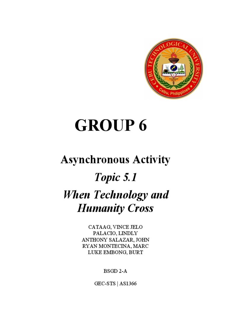 GROUP 6 Asynchronous Activity | PDF