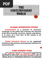 Lesson 4 - Contemporary World | PDF | Globalization | World Bank