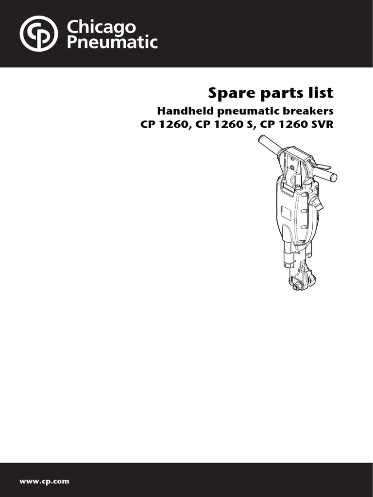 CP 1260-CP 1260S-CP 1260SVR - Spare Parts List | PDF | Valve | Piston