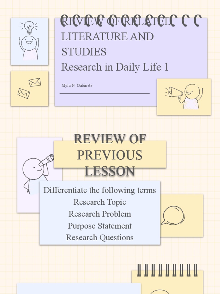 RRL PR1 | PDF | Citation | Methodology
