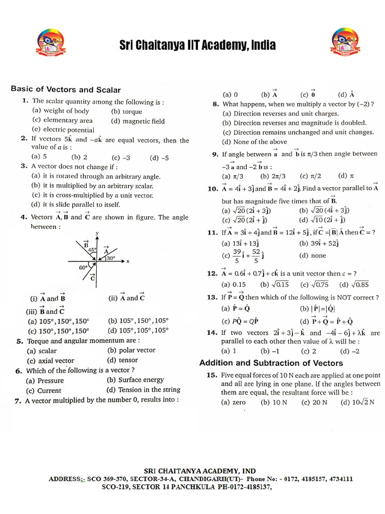 Vectors DPP PDF | PDF