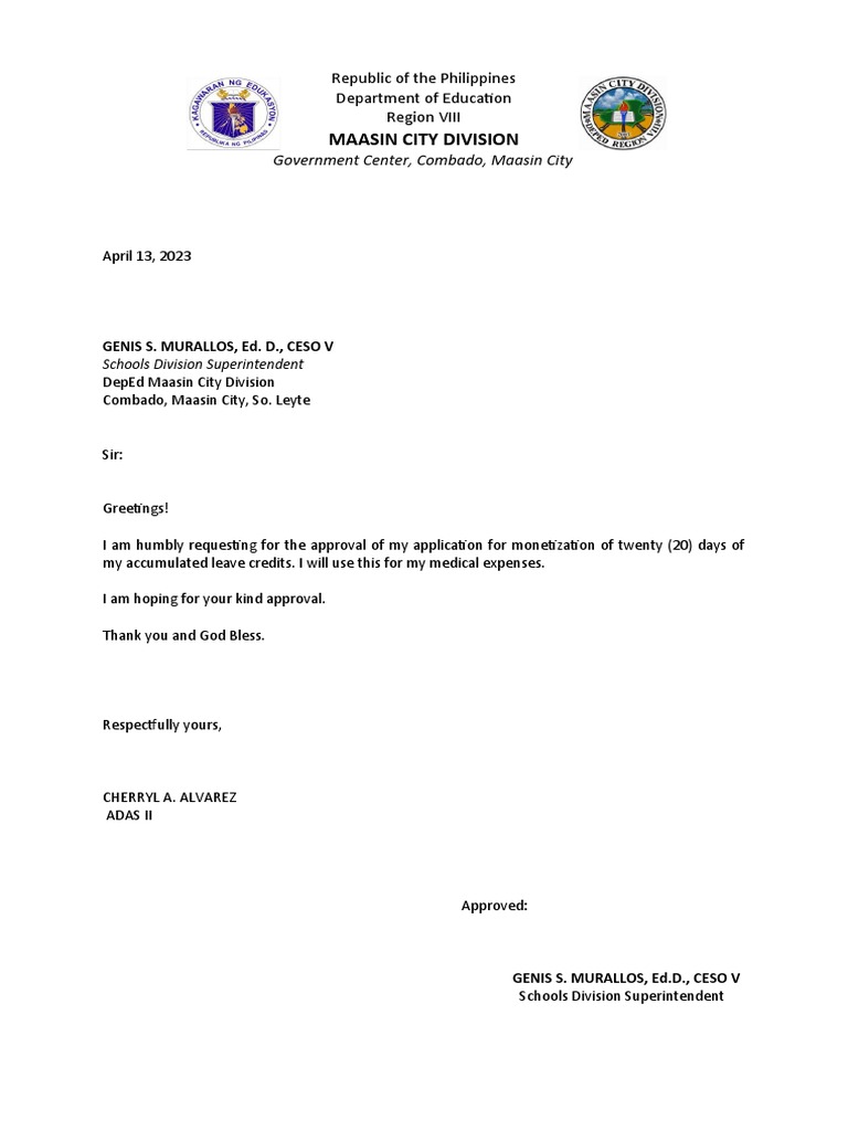 Leave Monetization Request | PDF