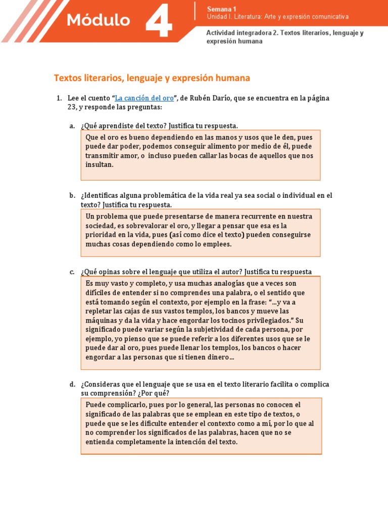 Actividad integradora 2 del módulo 4 2022 | PDF