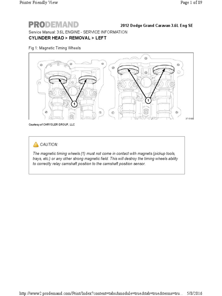 Service Manual 3 6l Engine Service Information PDF | PDF | Internal ...