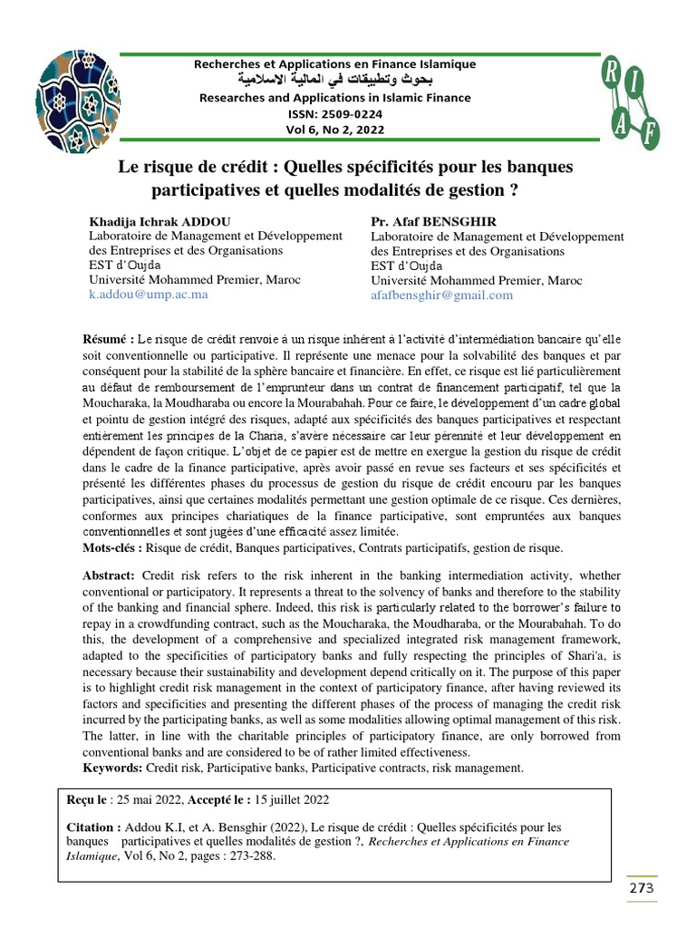 Les Risques de BQ Participative | PDF | Banques | Risque