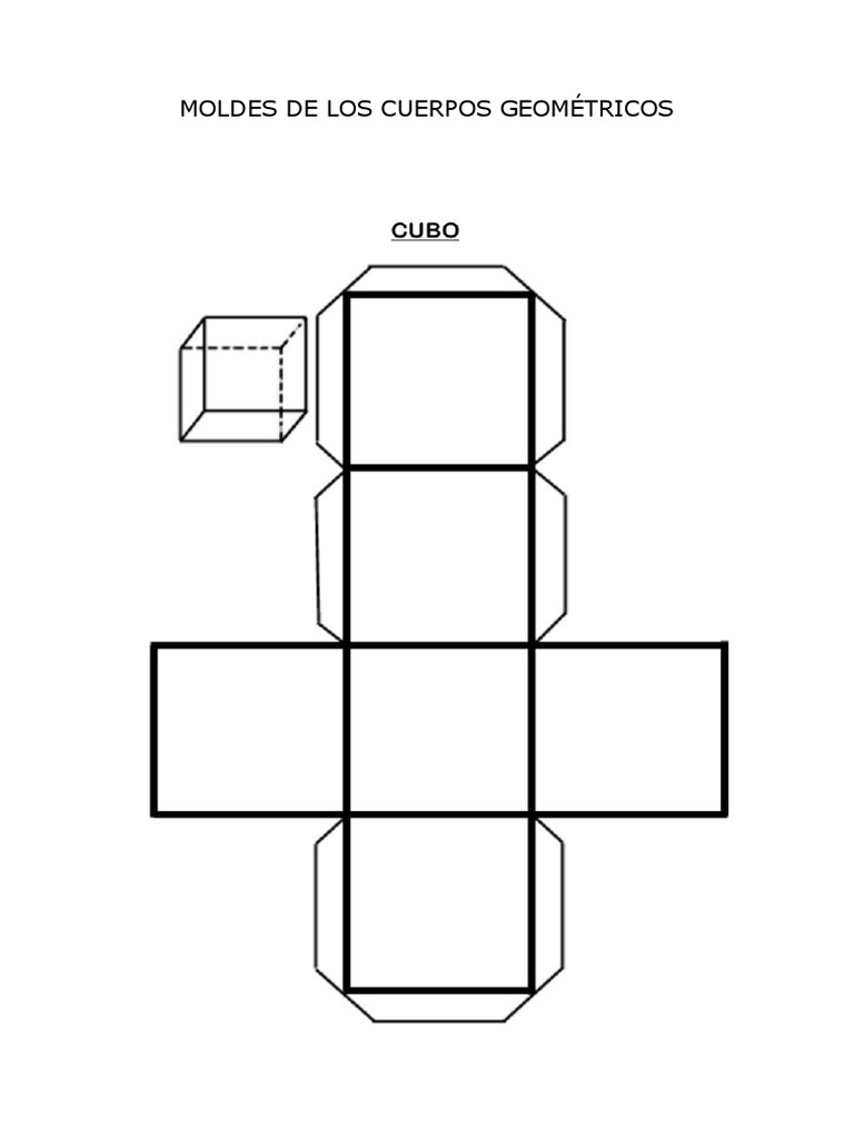 Moldes de Los Cuerpos Geométricos | PDF