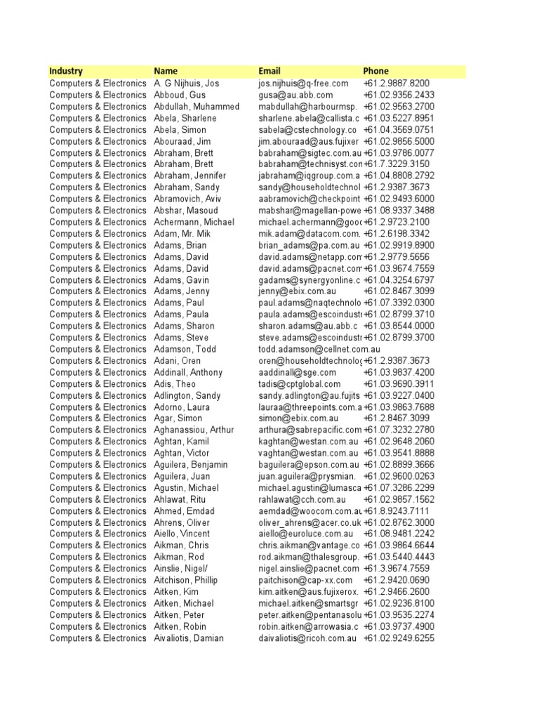 Computers & Electronics | PDF